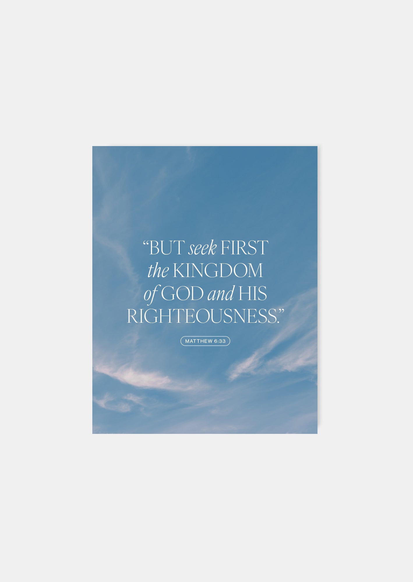 Matthew | Bible Verse Art Print – She Reads Truth